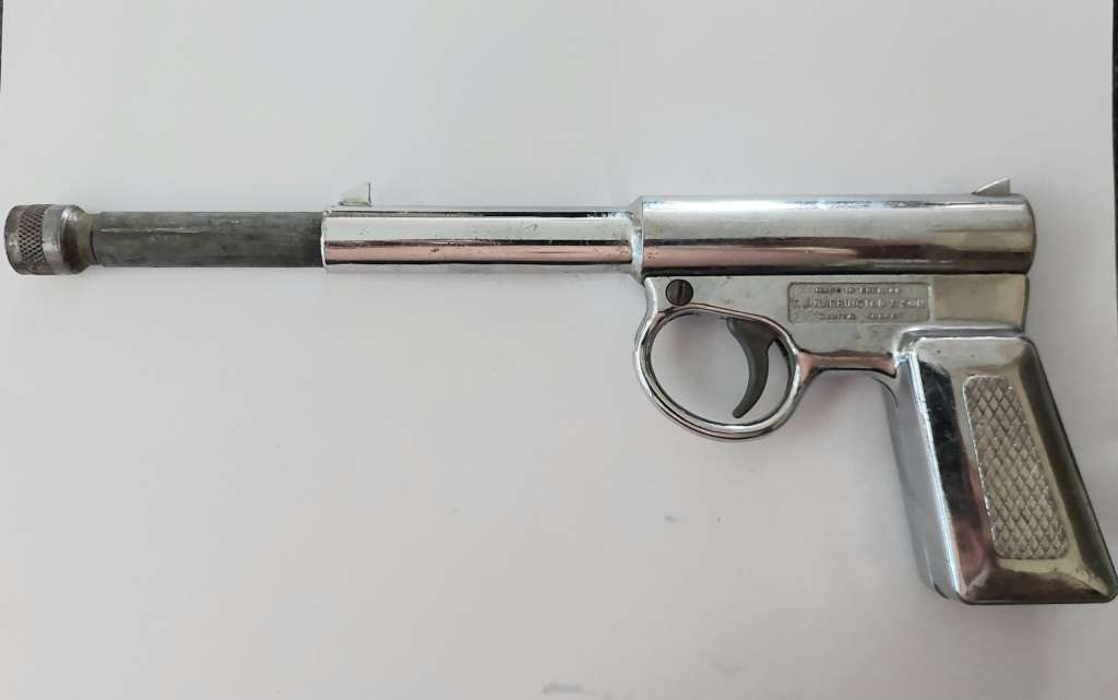 BB & Pellet Guns - Rare vintage chrome T.J Harrington & co `The Gat ...