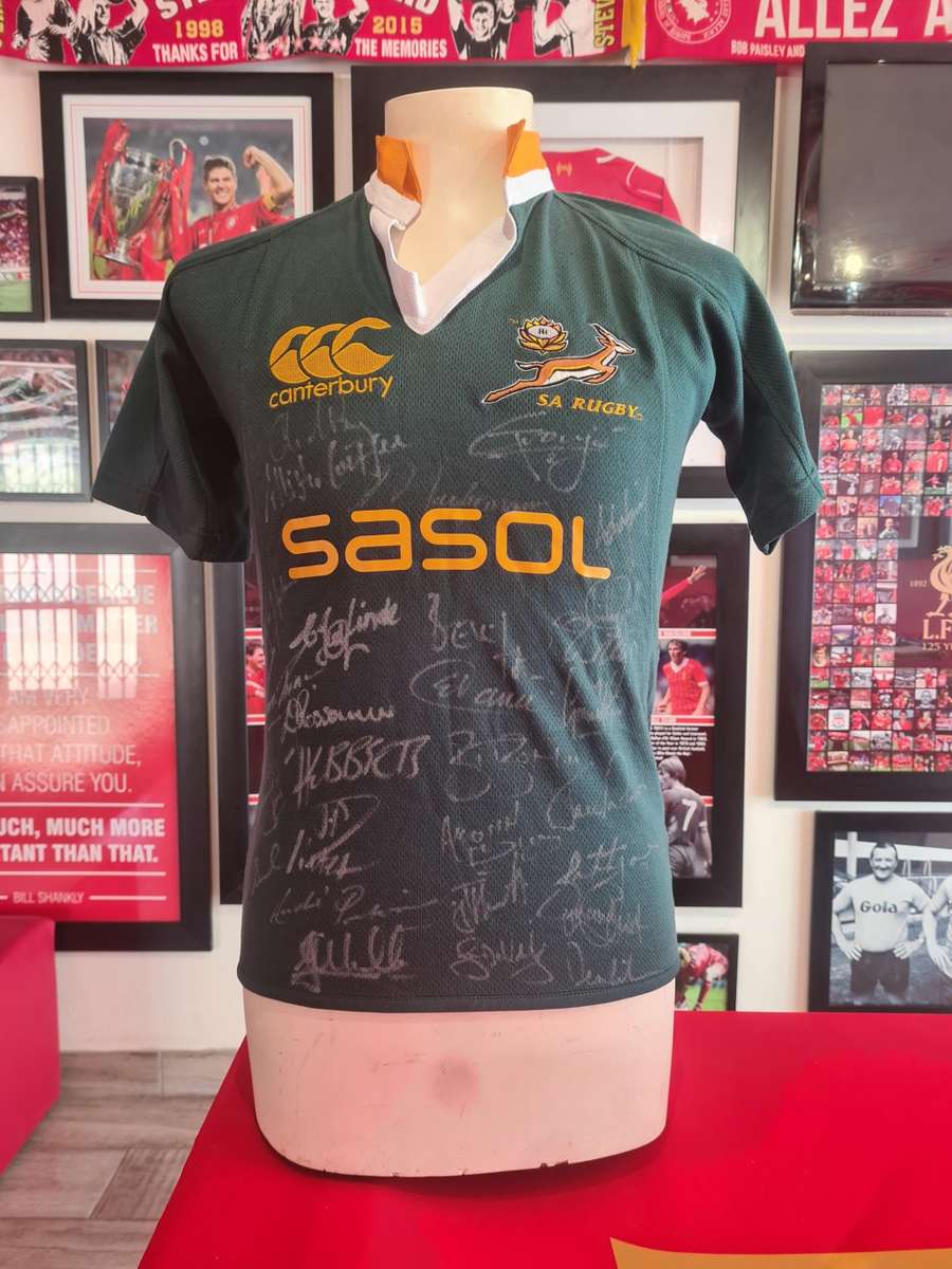Sporting Memorabilia - Springbok 2005 Team Signed Jersey was listed for ...