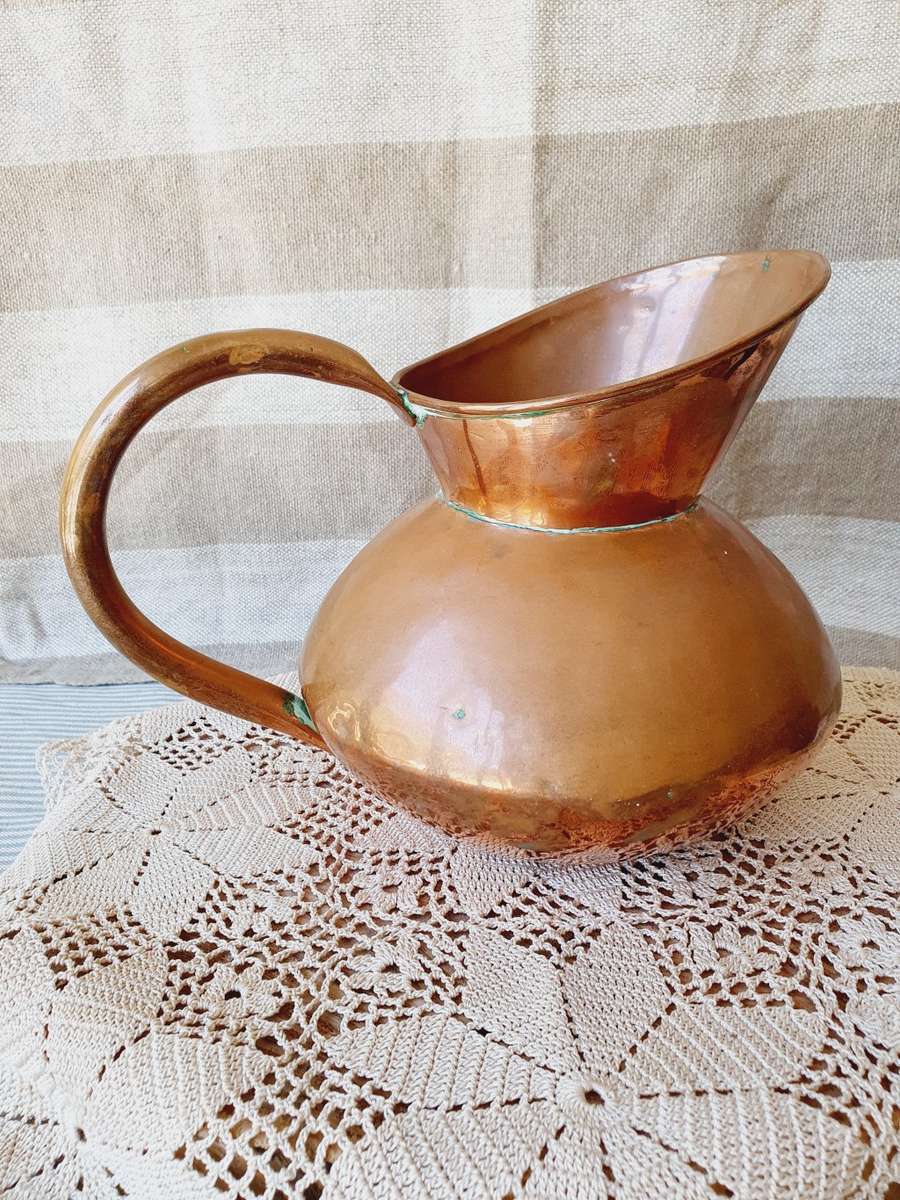 Copperware - Vintage Large Hand Made Copper Jug Craftsware was listed ...