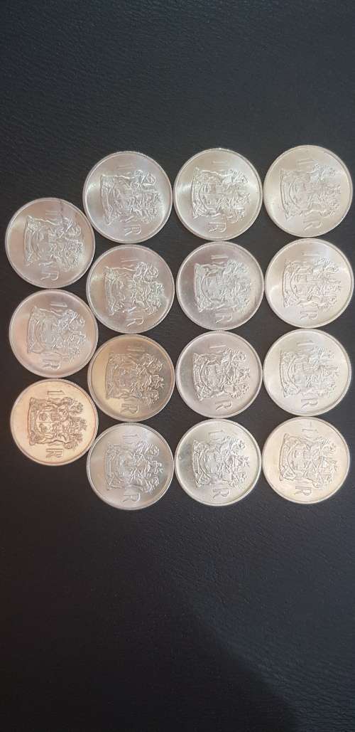 One Rand - $$$ LOT OF 15 x 1969 PROOF R1 COINS $$$ was sold for R1,633. ...