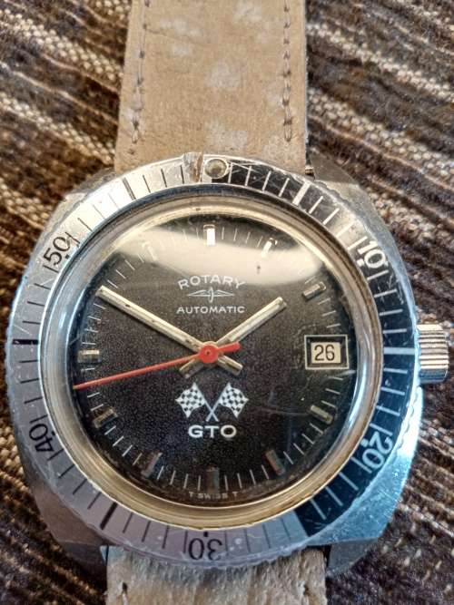 Rare & Collectable Watches - Rotary wrist watch automatic GTO drives ...