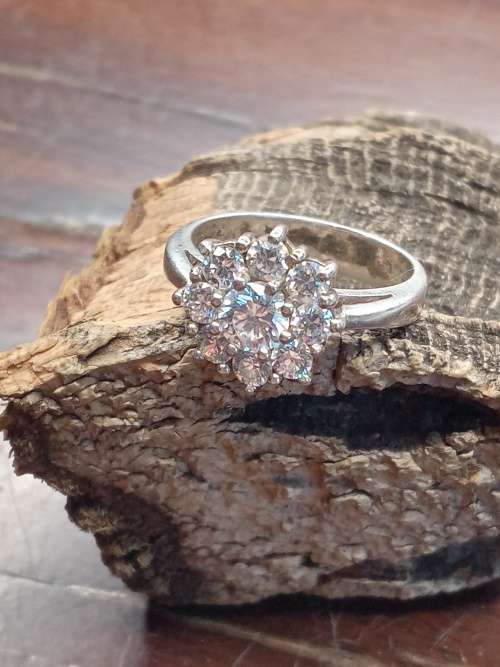 Rings - Sterling silver ladies ring Size: M.5 NO BOX! for sale in ...