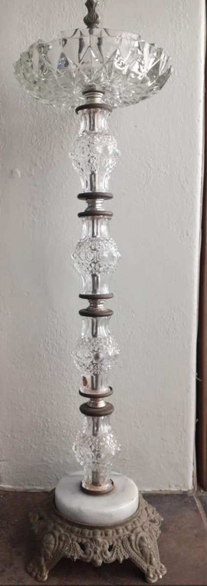 Other Antiques & Collectables - Vintage Tall Pillar Ashtray, Crystal ...