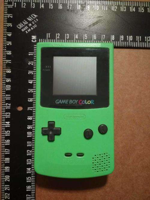 Nintendo - Nintendo Game Boy Color Kiwi Lime Green Handheld Console ...