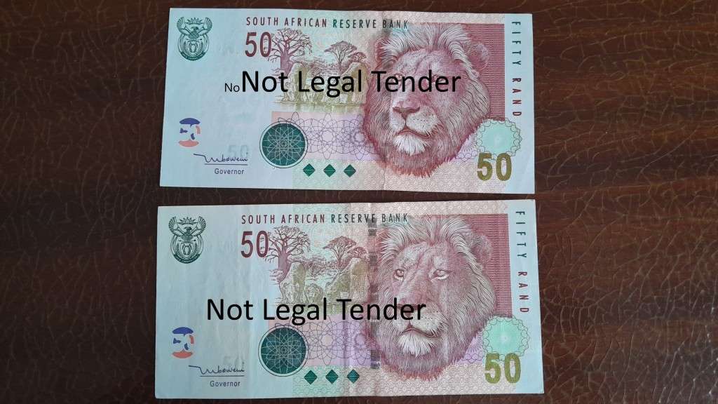 TT Mboweni - For 1XSouth Africa RSA R50 Note Mboweni Series (AL one ...