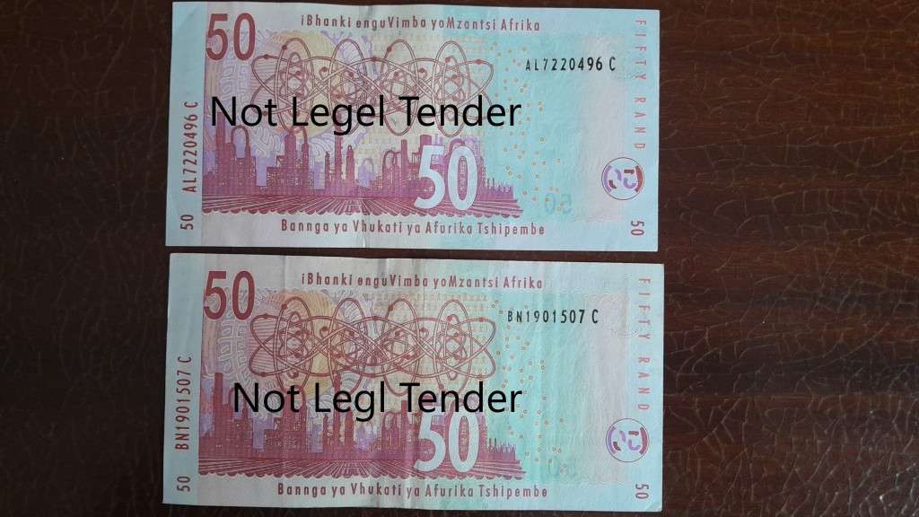 TT Mboweni - For 1XSouth Africa RSA R50 Note Mboweni Series (AL one ...