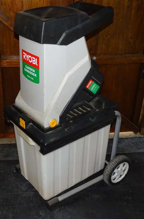 Chippers, Shredders & Mulchers - GARDEN SHREDDER RYOBI RGS 1240 with ...