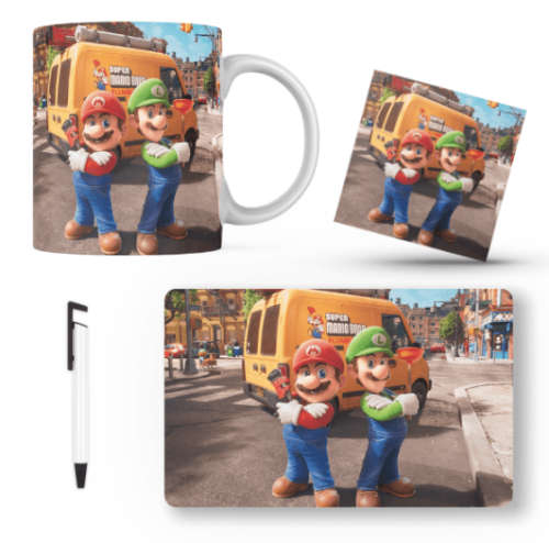 Gifts - The Super Mario Bros Mario and Luigi Themed Gift Set for sale ...