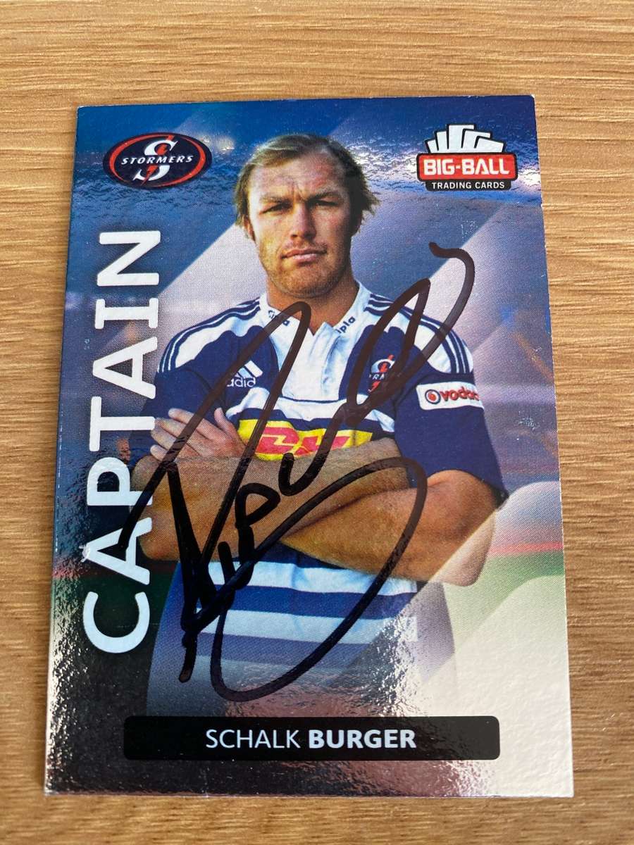 Sporting Memorabilia - Rugby Autograph | Springboks | Schalk Burger was ...
