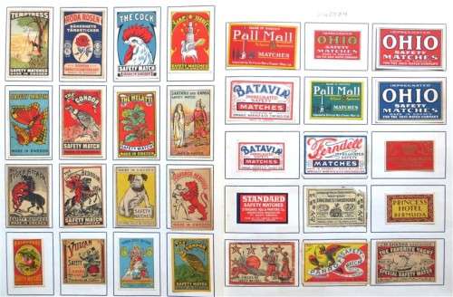 Smoking Accessories - Sweden Vintage Matchbox labels Collection - Let ...