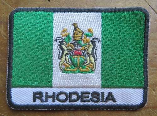 International Badges & Insignia - Rhodesia Embroidered coat of Arms Badge/Patch - Condition was ...