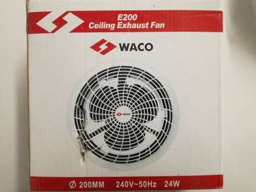Parts & Accessories - WACO E200 Ceiling Exhaust Fan was sold for R98.00 ...