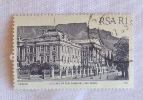 Republic of South Africa - RSA R1 Houses of parliament Cape Town was ...