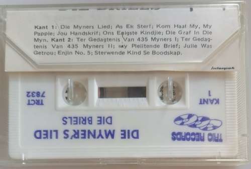 Afrikaans - Die Briels - Die myner`s lied tape was sold for R35.00 on ...