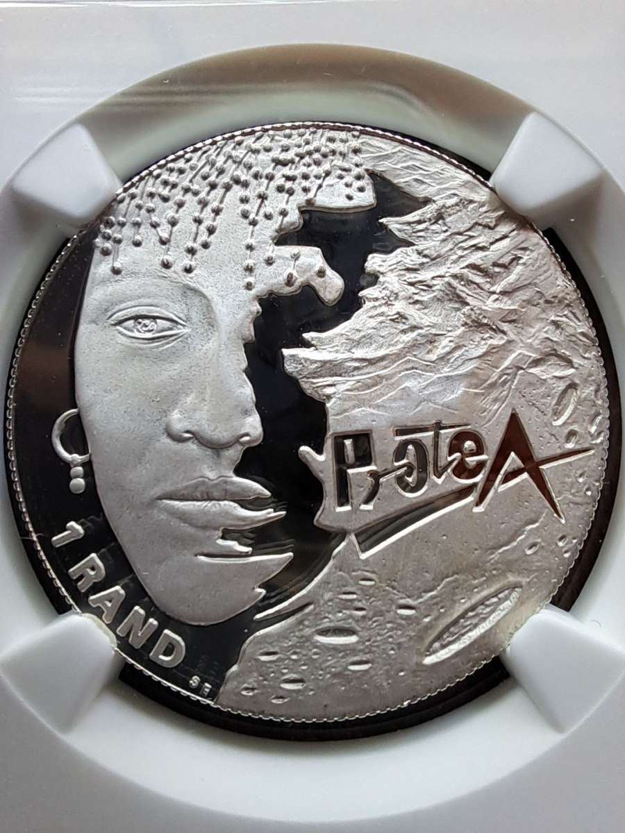 One Rand - 1997 SILVER PROOF 1 RAND RSA S.A.WOMEN NGC GRADED Ultra ...