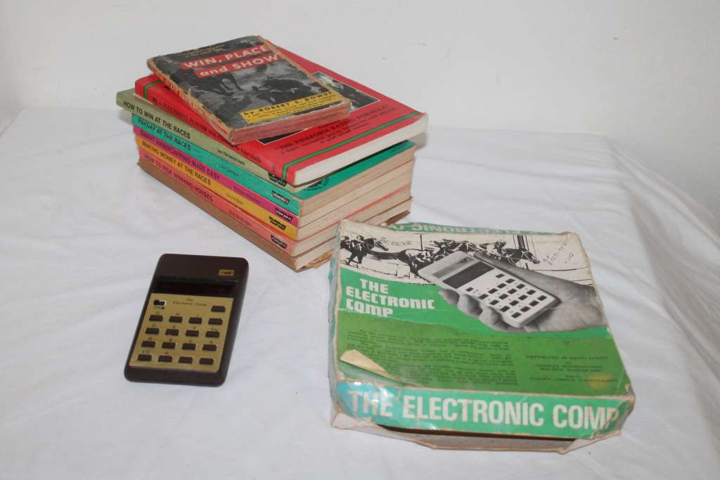 Other Gaming - Electronic Racing Comp Handheld and 8 Horse Racing books ...