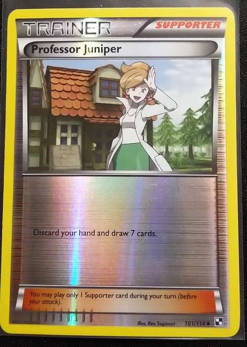 Trading Cards - POKEMON CARDS - Professor Juniper - 101/114 - Reverse ...
