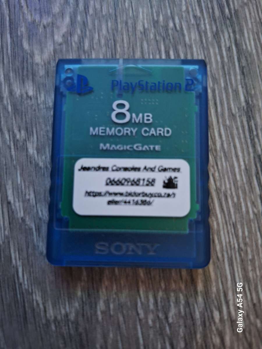 Memory Cards & Hard Drives - SONY PS2 8MB MEMORY CARD / SONY ...