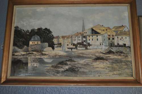 Paintings - DON BENZIEN- VERY BIG AWESOME OIL ON BOARD was sold for R1 ...