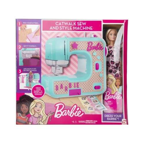 Electronic & Interactive Toys - Barbie Sewing Machine and Doll was sold ...