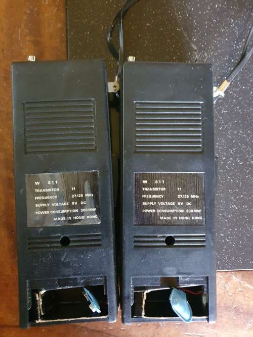 Two-Way Radios - Vintage Walkie Talkies. Solid State Four Transistors ...