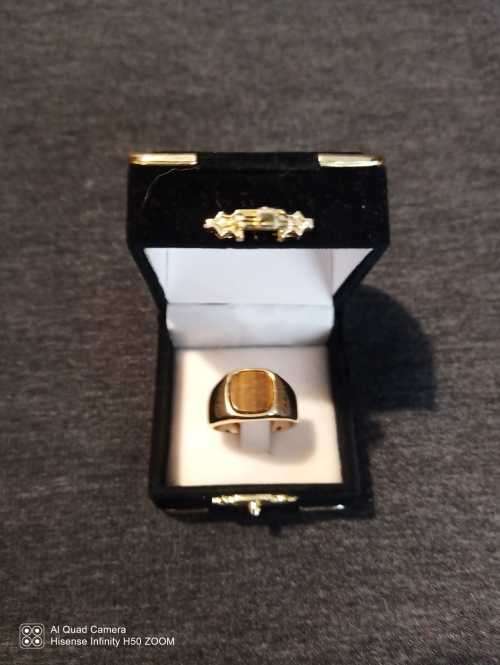 Rings - Stunning Fabiani Mens Tiger Eye Ring was sold for R300.00 on 28 ...