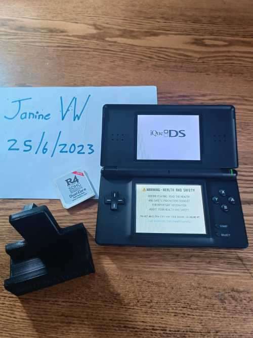 Nintendo - Rare Nintendo DS IQue with R4 card loaded with games was ...
