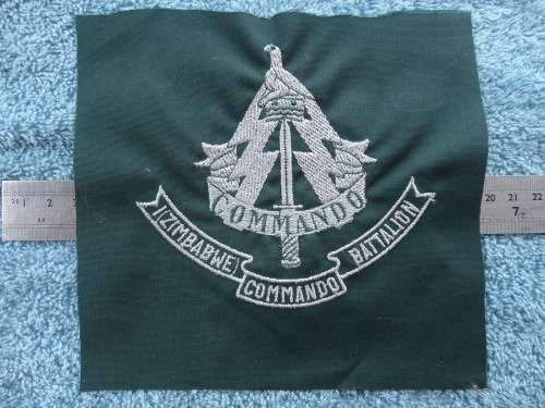 International Badges & Insignia - ZIMBABWE COMMANDO BATTALION BLAZER ...