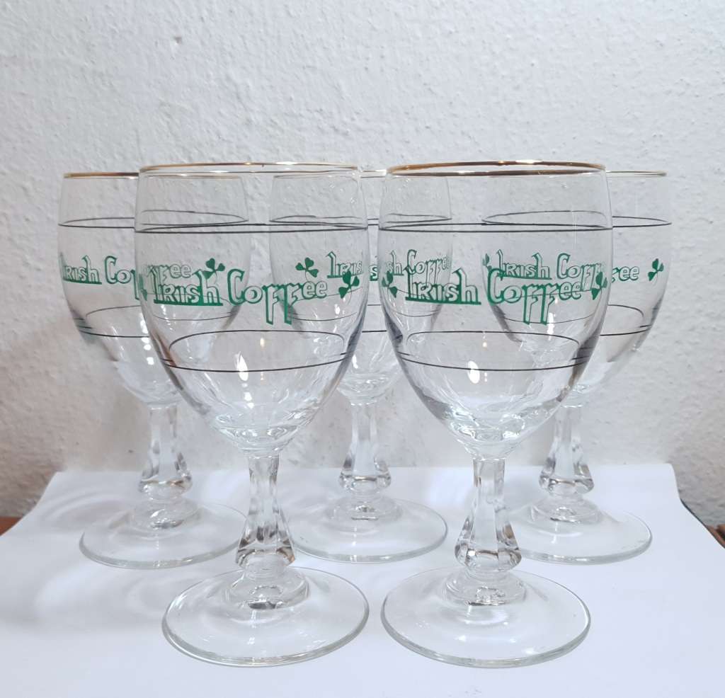 Drinking Glasses & Stemware - BRAND NEW SET OF 5 ``CRYSTAL STEMMED ...