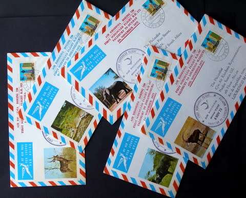 Zimbabwe, Rhodesia & Nyasaland - RHODESIA - Four First Flight Covers of ...
