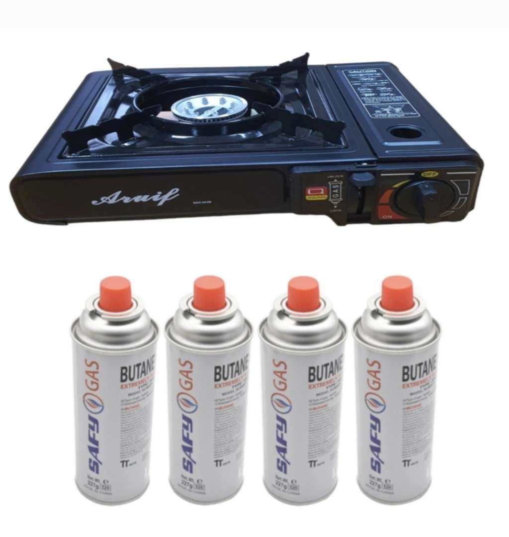 Stoves, Burners & Gas Cylinders - 1 plate gas stove + 4 Free Butane ...
