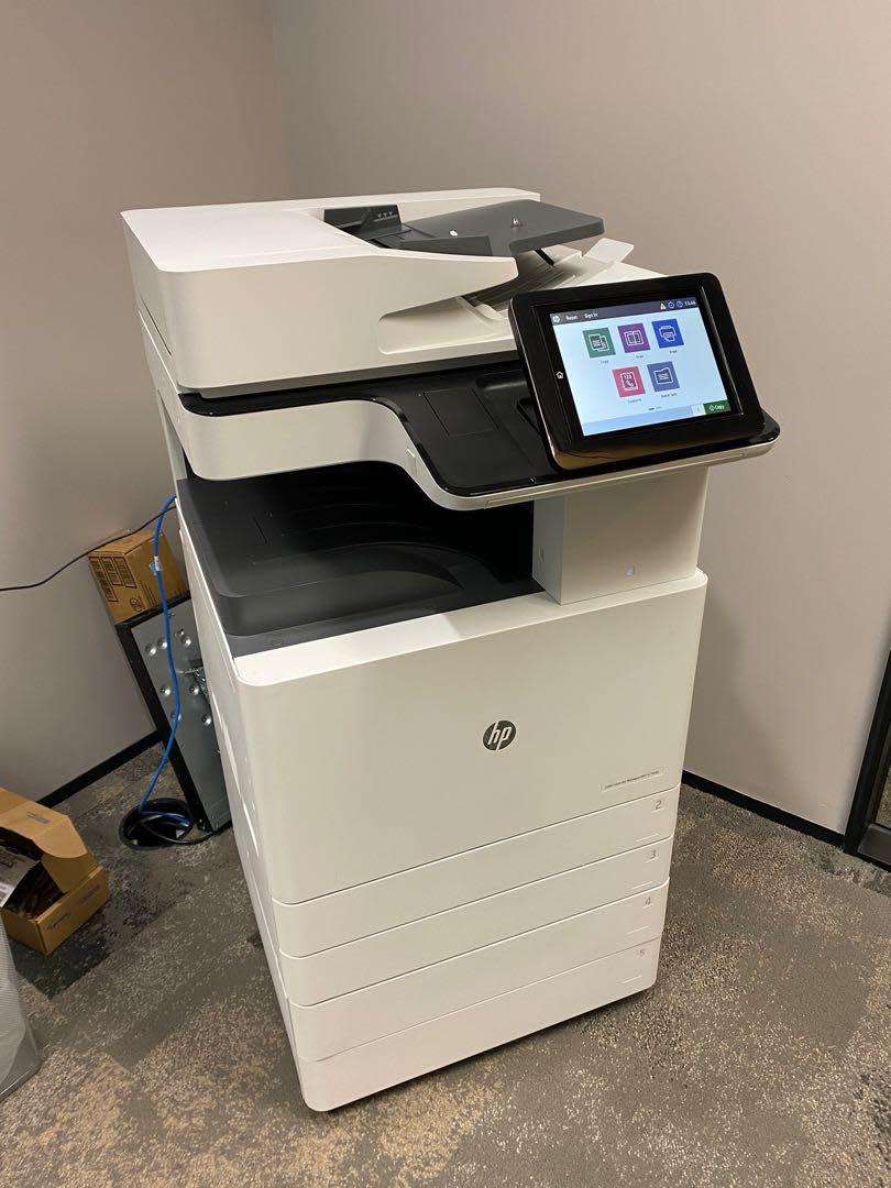 Printers - ALMOST NEW HP E77830dn COLOR LASER JET MANAGED MFP PRINTER ...