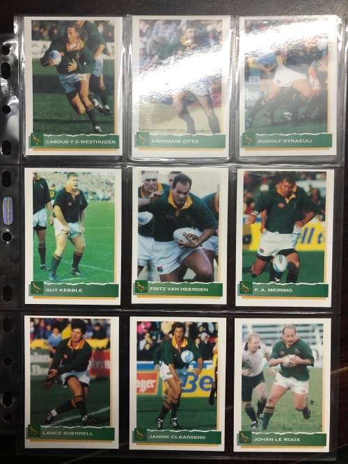 Sporting Memorabilia - COMPLETE Currie Cup Rugby, Card x 126 trading ...
