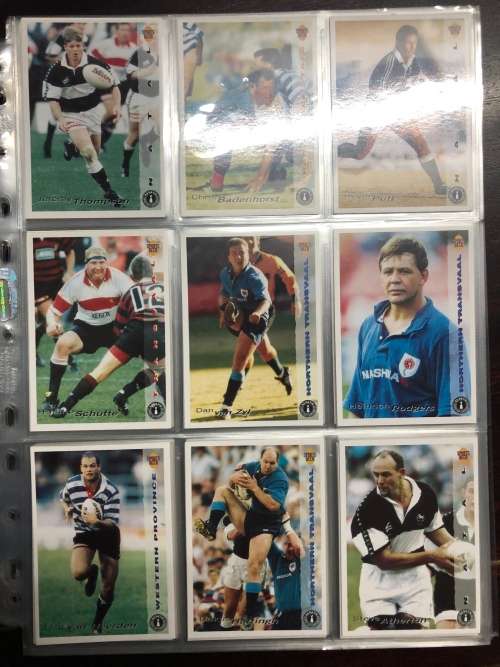 Sporting Memorabilia - COMPLETE Currie Cup Rugby, Card x 126 trading ...