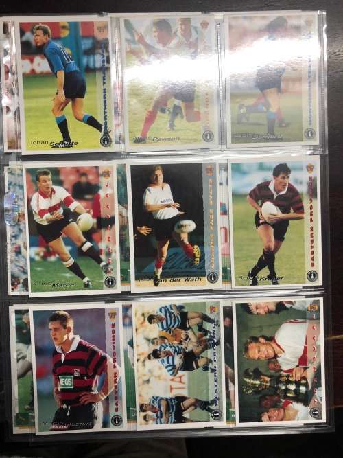 Sporting Memorabilia - COMPLETE Currie Cup Rugby, Card x 126 trading ...