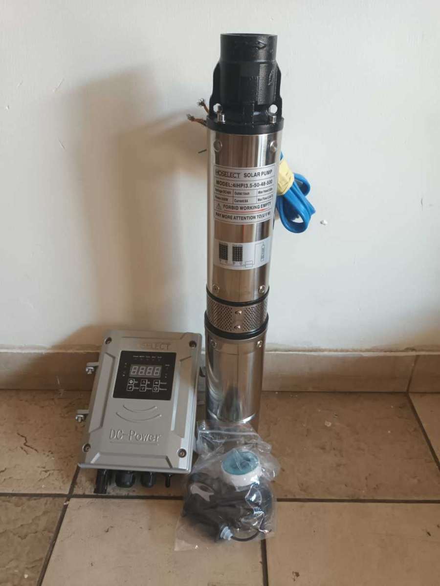 Water Pumps - DC borehole pump with controller 4iHP13.5-50-48-400W for ...