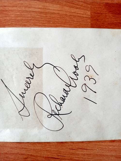 Music Memorabilia - Richard Crooks, famous American tenor, original ...