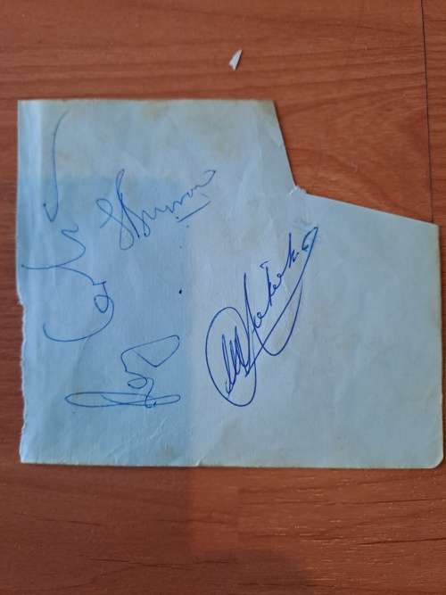 Sporting Memorabilia - Ray Carlson,Jackie Snyman, Gert Muller ...