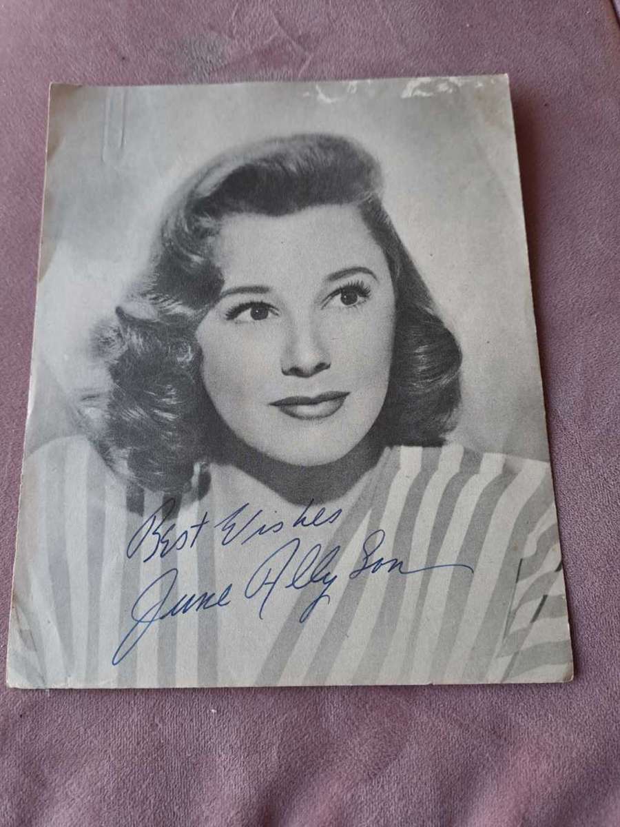 Other Movie Memorabilia - June Allyson Hollywood actress original ...