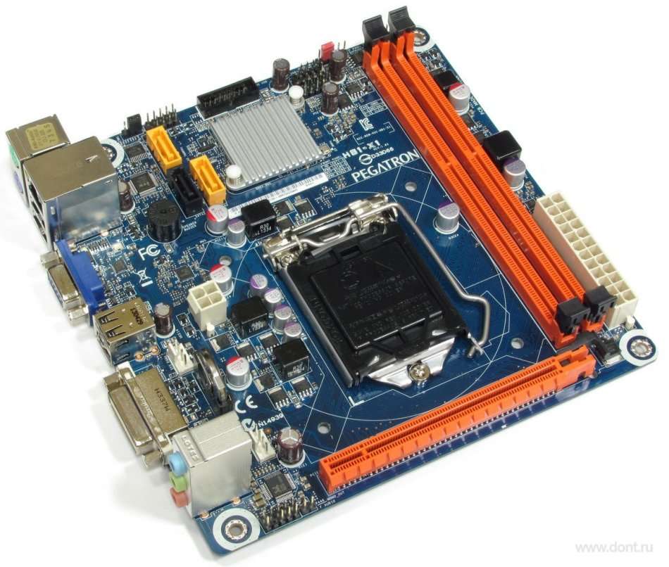 Motherboards - Pegatron H81 Mini ITX Board + Backplate Socket 1150 was ...