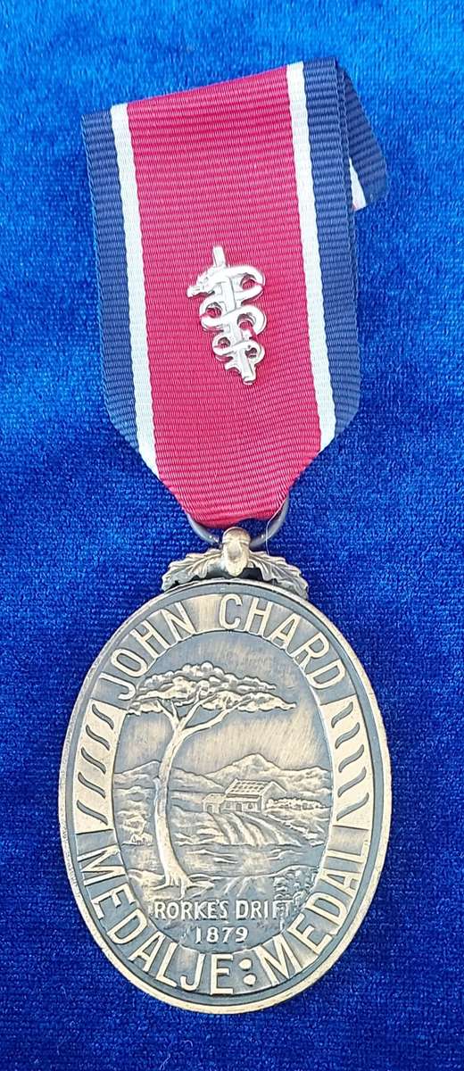 SADF & SANDF - - John Chard Medal (Full Size) with SA Medics Emblem ...