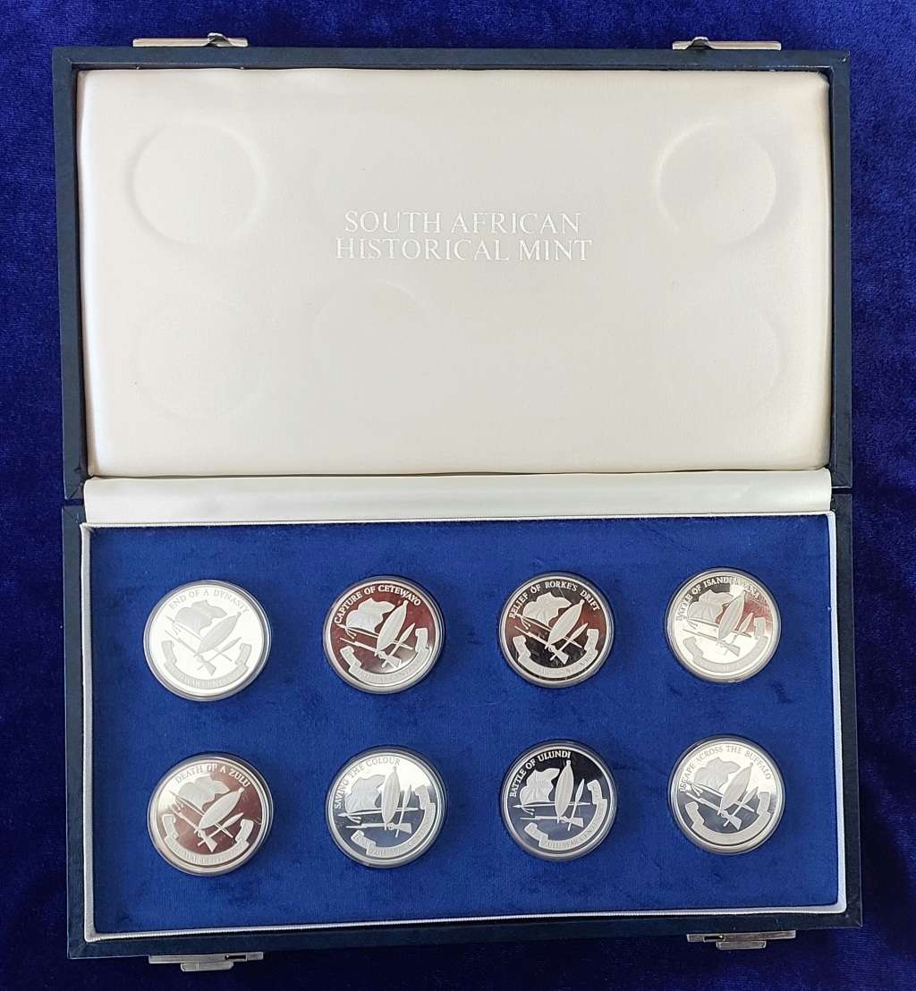 Proof Sets - - Zulu War Centenary Medallion Issue 1879-1979 by SA ...