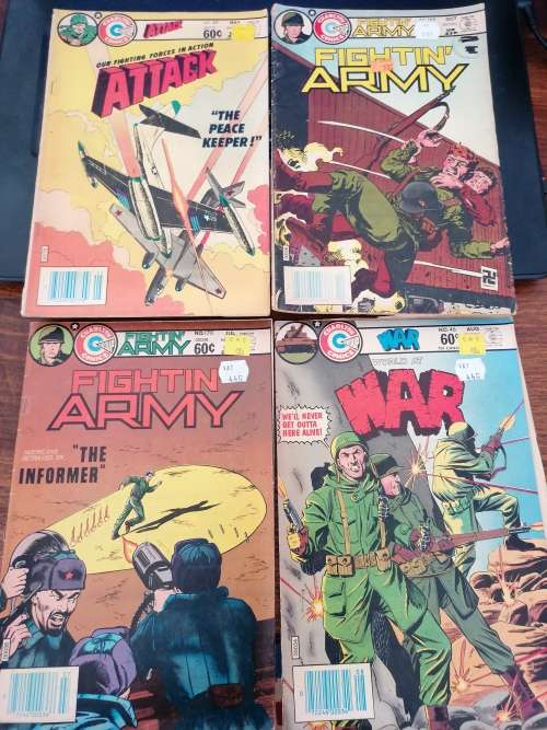 Comic Books - Fightin` Marines, World at War, Battlefield Action ...