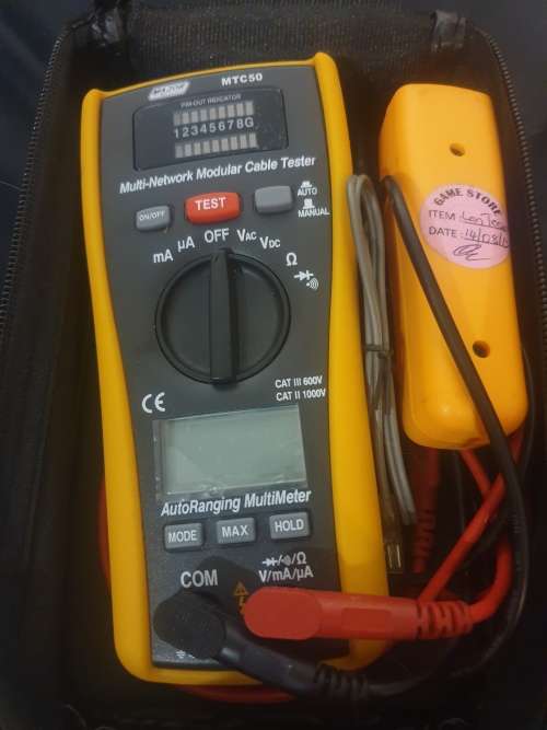 Other Electronics - Major MTC-50 2 in 1 LAN and multi-meter tester was ...