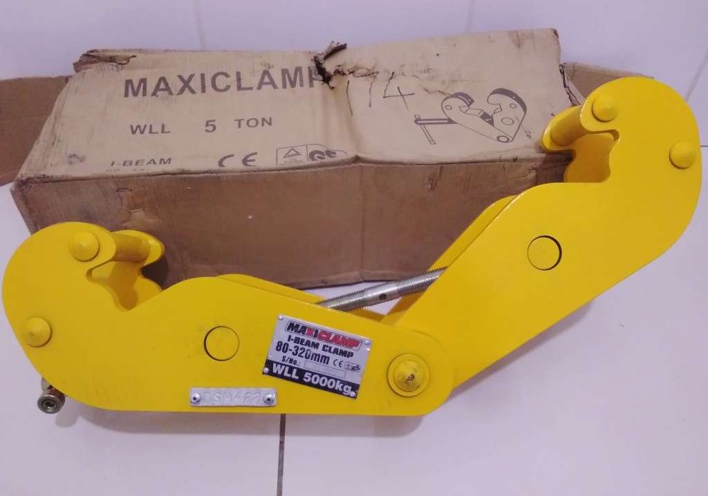Other Tools - MAXI-CLAMP 5000Kg (Lifting Weight) I-Beam Clamp. 80-320mm ...