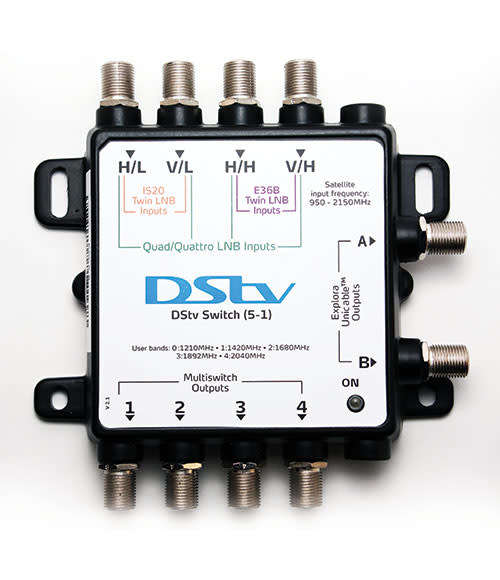 Satellite TV Splitters & Switches - DSTV 5-1 Switch/Splitter was sold ...