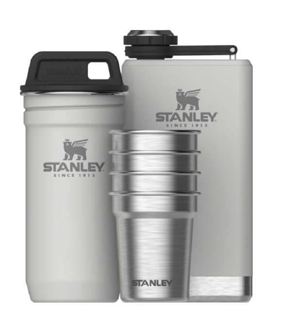 Flasks - Stanley - Adventure Shot & Flask Gift Set - Hammertone Green ...