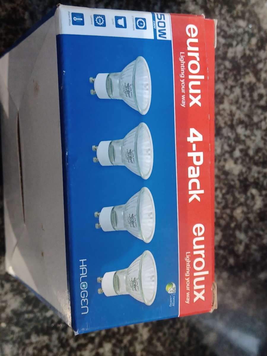 Light Bulbs - EUROLUX HALOGEN GLOBES (3 X 4 PACK) was sold for R21.00 ...