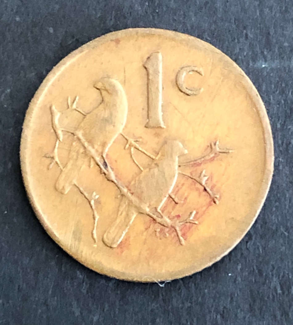 One Cent - UNIFACE 1c COIN - OBSERVE VISIBLE - REVERSE BLANK! was sold ...