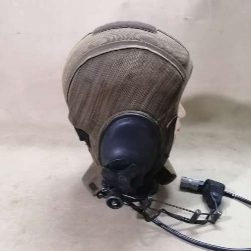 Headgear - ORIGINAL WWII MILITARY TANK COMMANDERS HELMET WITH MIC AND ...